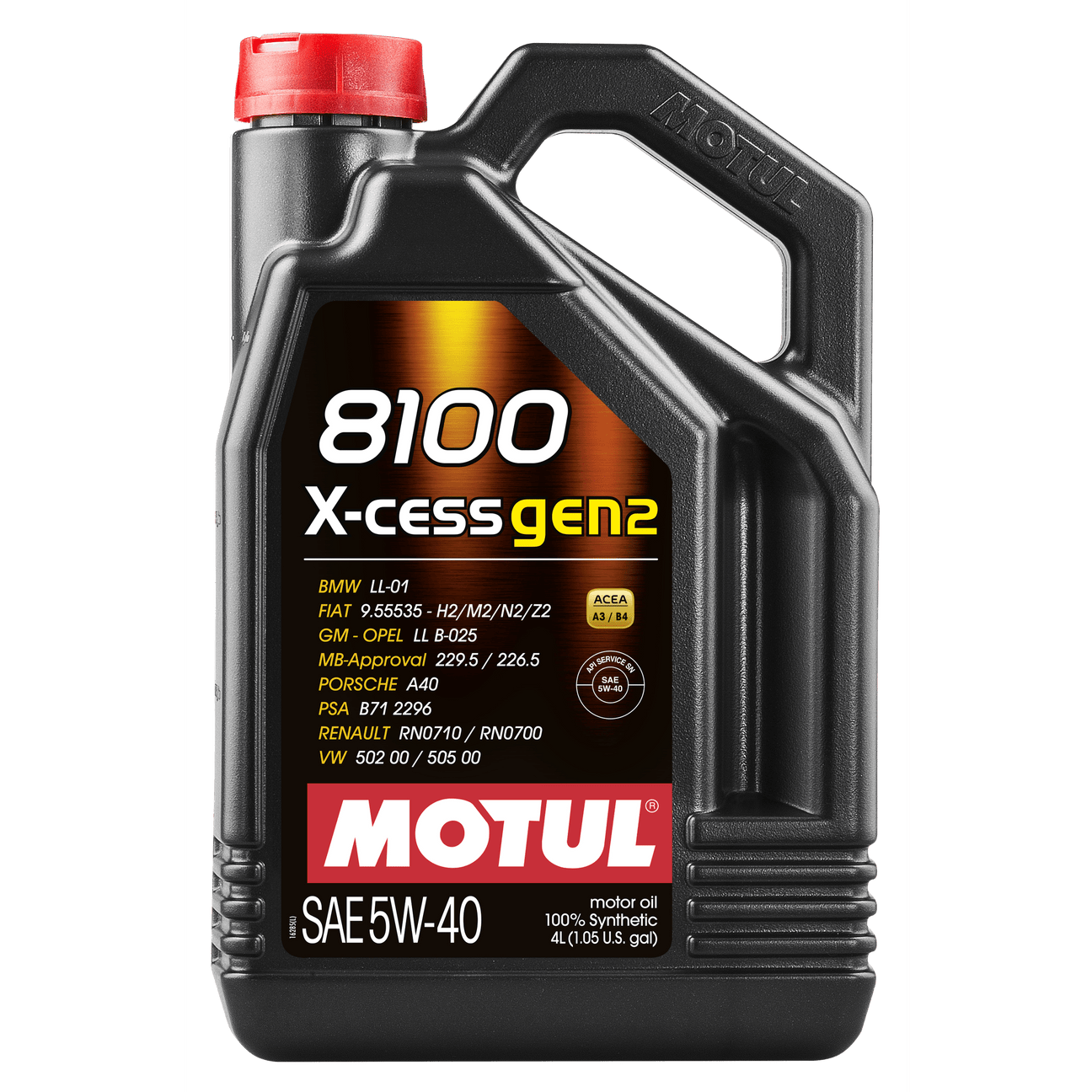 Motul 109776 8100 X-CESS GEN2 5W-40 5L
