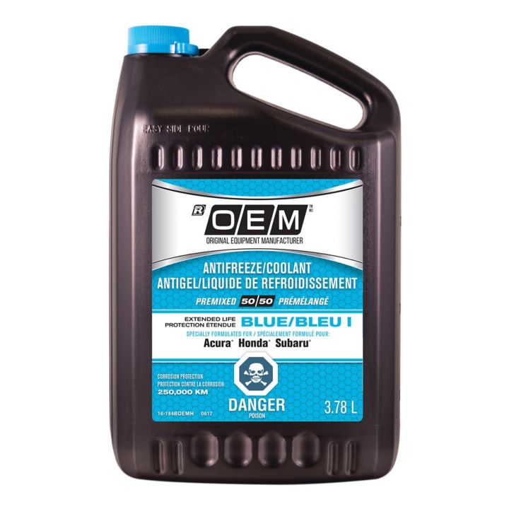 16-184BOEMH OEM Premixed Anti-Freeze/Coolant, Honda/Acura/Subaru, 3.78-L