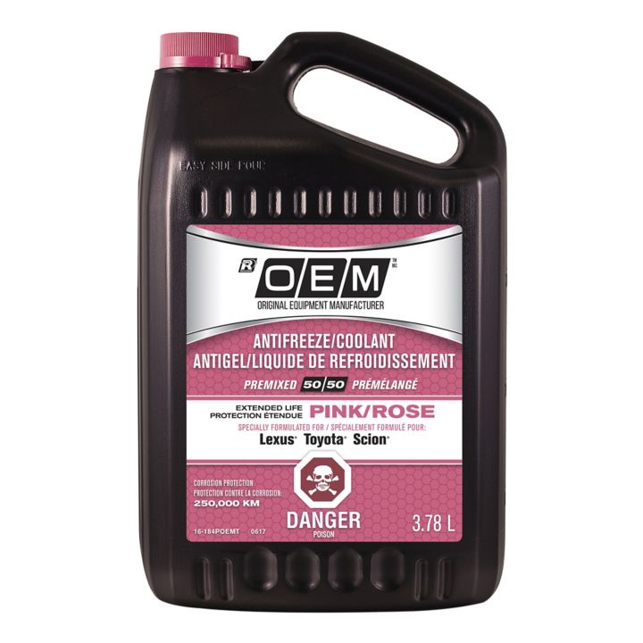 16-184POEMT OEM Premixed Anti-Freeze/Coolant, Toyota/Lexus/Scion, 3.78-L