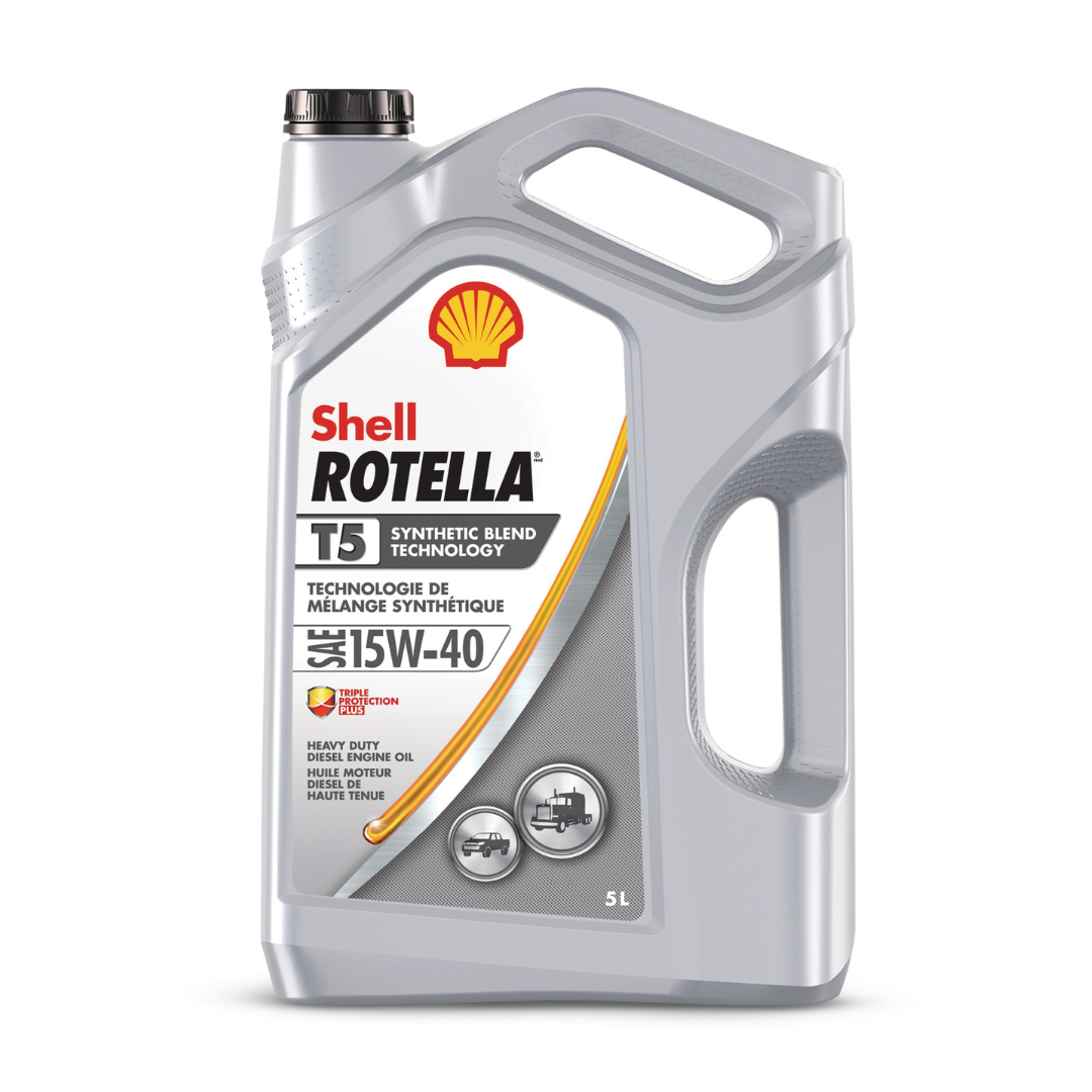 Shell Rotella® T5 Assorted-Viscosity Heavy-Duty Synthetic-Blend Diesel ...
